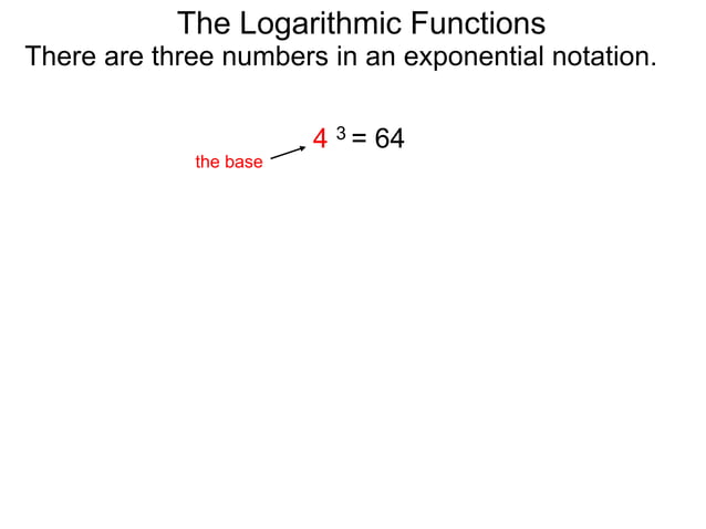 4.4the logarithm functions | PPT