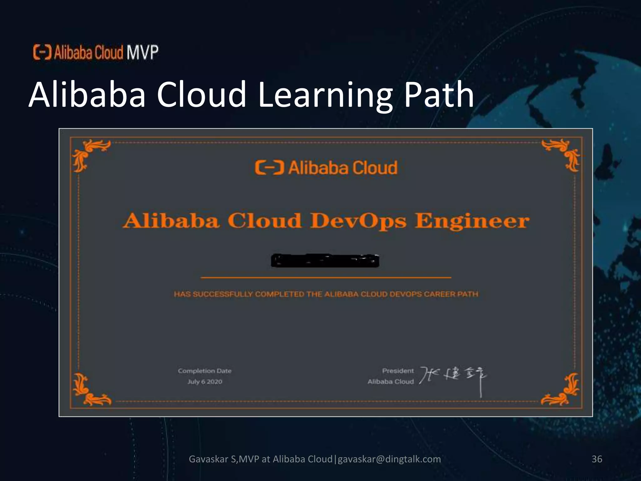 Devops with Alibaba Cloud | PPT