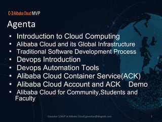 Devops with Alibaba Cloud | PPTX