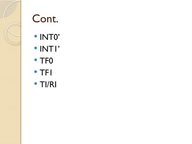 3 8051 Microcontroller 28 01 2024 1 Pptx