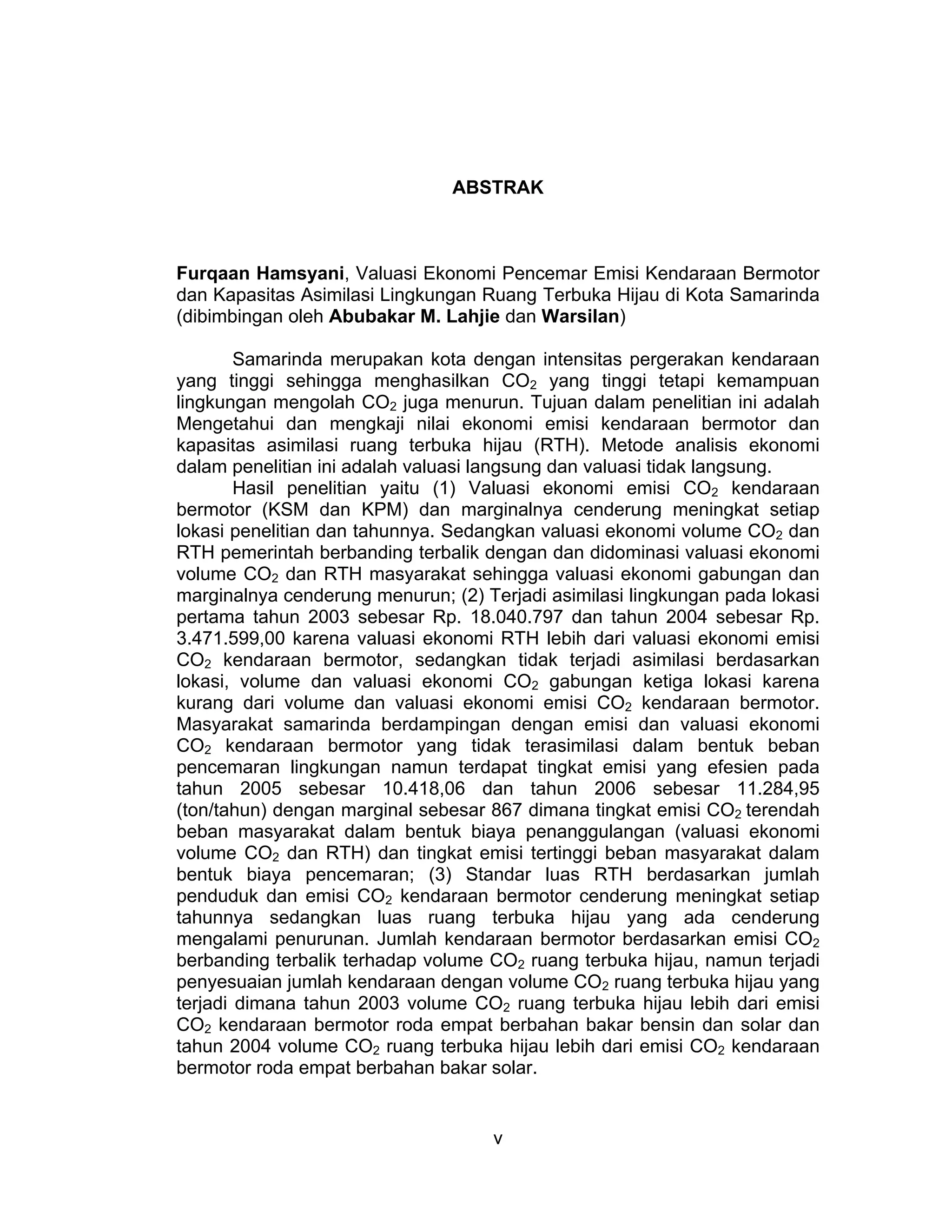 3-abstrak ekonomi pencemaran udara | PDF