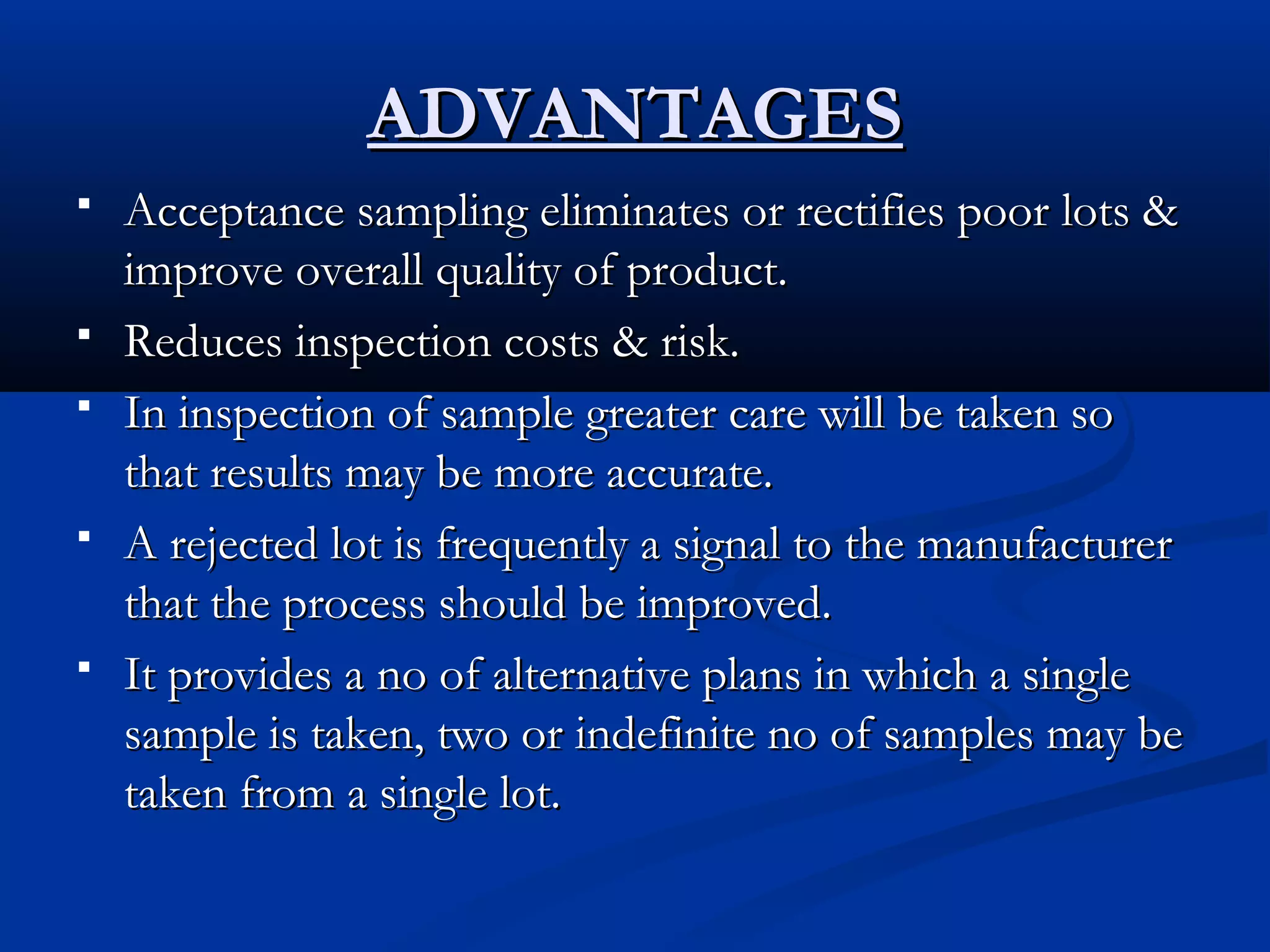 3.... acceptance sampling | PPT
