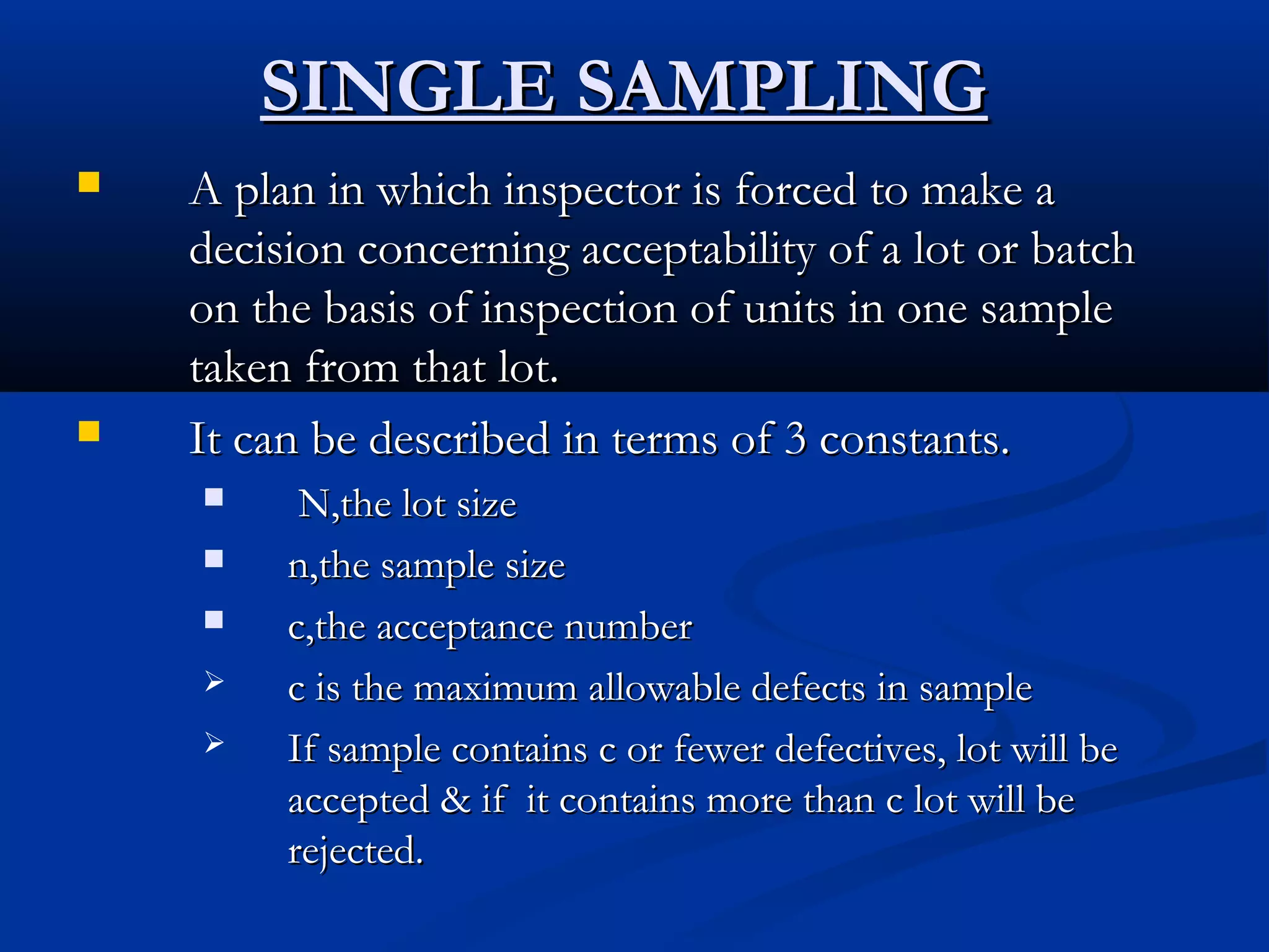 3.... acceptance sampling | PPT