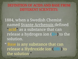 Acid and base, the difference between h and oh.pptx