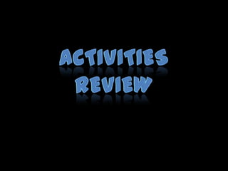TKP Activities Review | PPSX