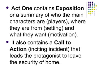 3-Act Structure and the Hero's Journey | PPT