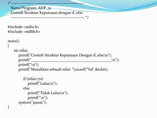 3.adp struktur keputusan | PPT
