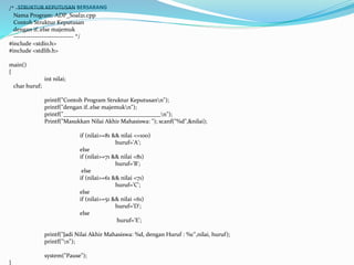 3.adp struktur keputusan | PPT