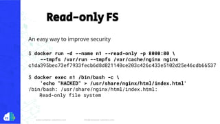 Adrian Mouat - Docker Tips and Tricks | PPT