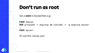 Adrian Mouat - Docker Tips and Tricks | PPT