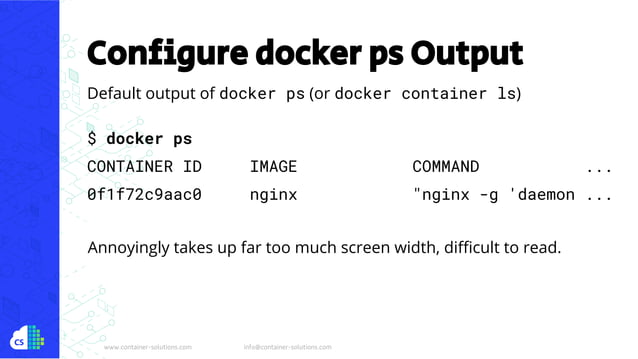 Adrian Mouat - Docker Tips and Tricks | PPT
