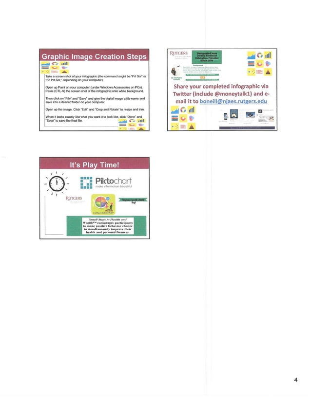 How to Make an Infographic Presentation Handout | PDF