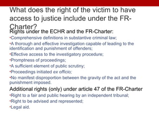 Taking victims' rights seriously | PPT