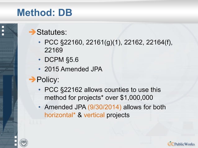 Alternative Project Delivery Methods - OCPW | PDF | Construction ...