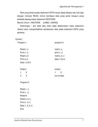 3. analisis masalah dan penyelesaian | PDF
