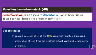 3 anemia of chronic diseases (acd) ,iron overload | PPT
