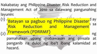 Paghahandang Nararapat Gawin sa Harap ng Panganib na Dulot ng mga ...