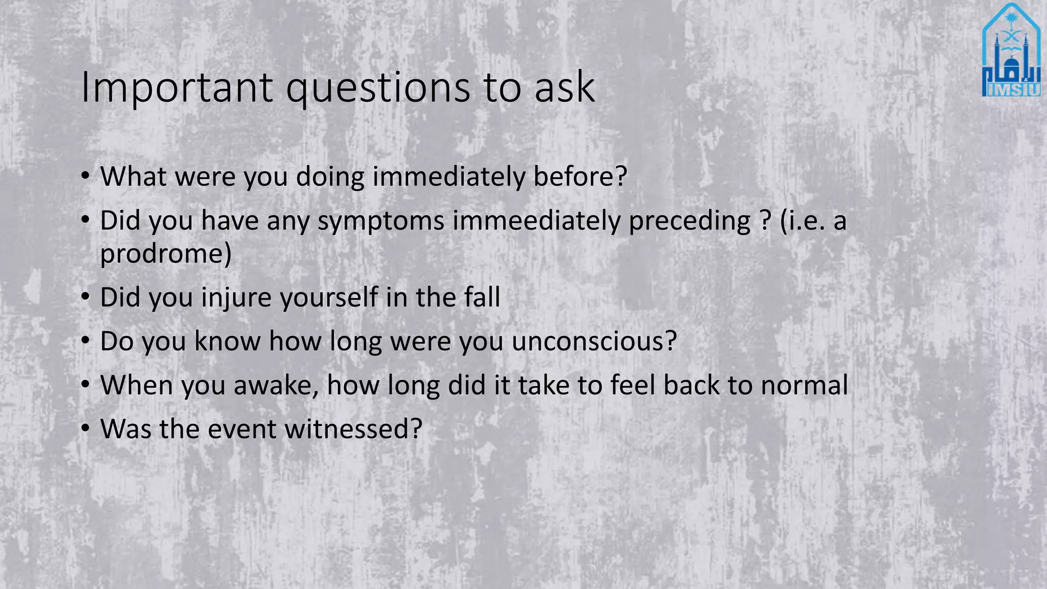 Approach to dizziness | PPTX