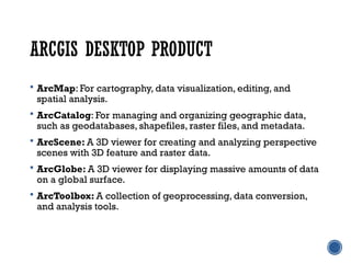 3-ArcMap_Shapefile_MXD and explaination of ark | PPTX