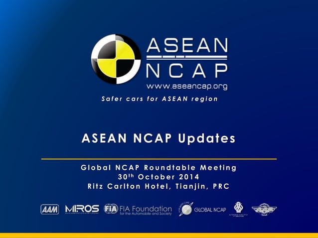 ASEAN NCAP update | PPTX
