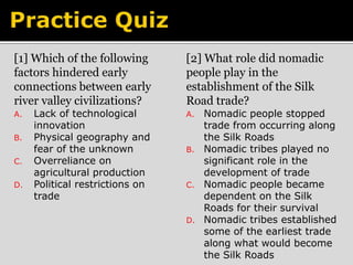 Asia: Part 3 - Silk Road Trade | PPTX