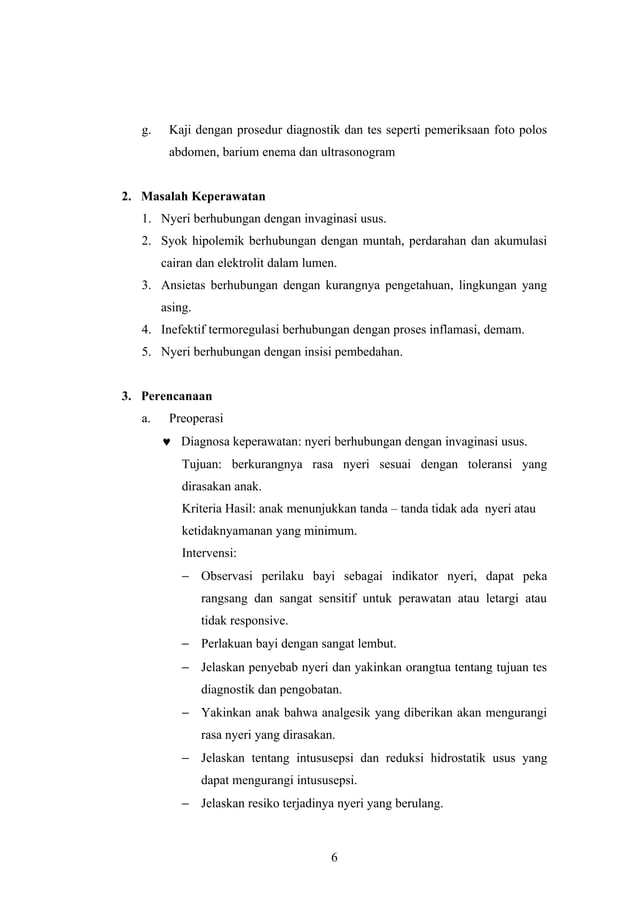 askep intususepsi | DOC