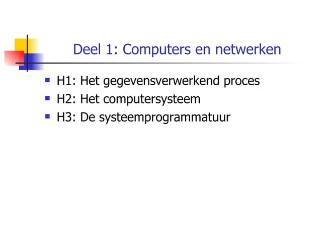 3 Aso Overzicht Leerstof | PPT