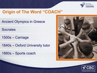 As origens e as raízes do Coaching - Vikki Brock | PPTX