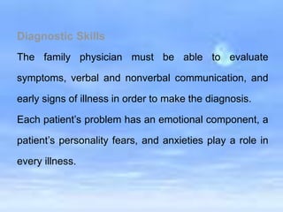 attributes of a family doctor | PPT
