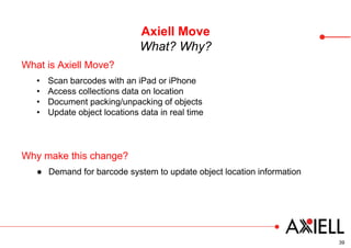 Status update: Axiell Roadmap/ New features | PPTX