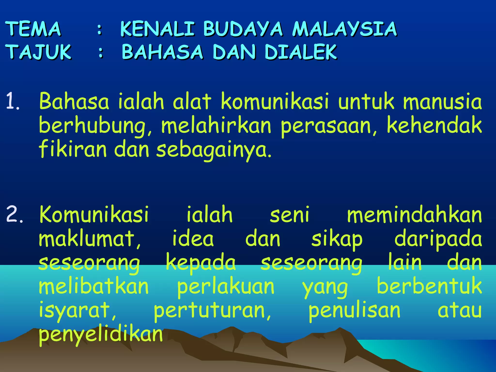 3 bahasa dan dialek | PPT