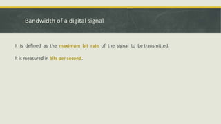 3-Bandwidth.pptx | Digital Audio | Computer Software and Applications