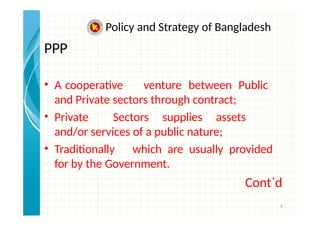 ppp in bangladesh the old phase to new phase | PPTX