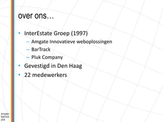 Hallo wie ben Jij?_Bart Grol_Amgate | PPT