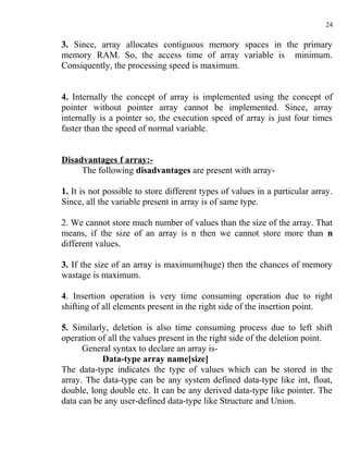 Basic construction of c | DOC