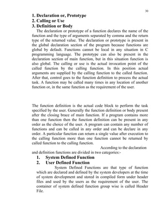 Basic construction of c | DOC