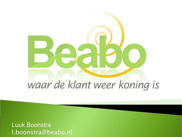 VRMevent: 3 - Luuk Boonstra - Beabo | PPT
