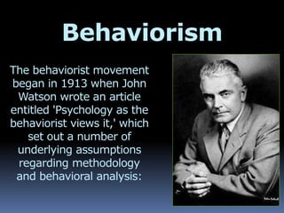 Behaviorism | PPTX
