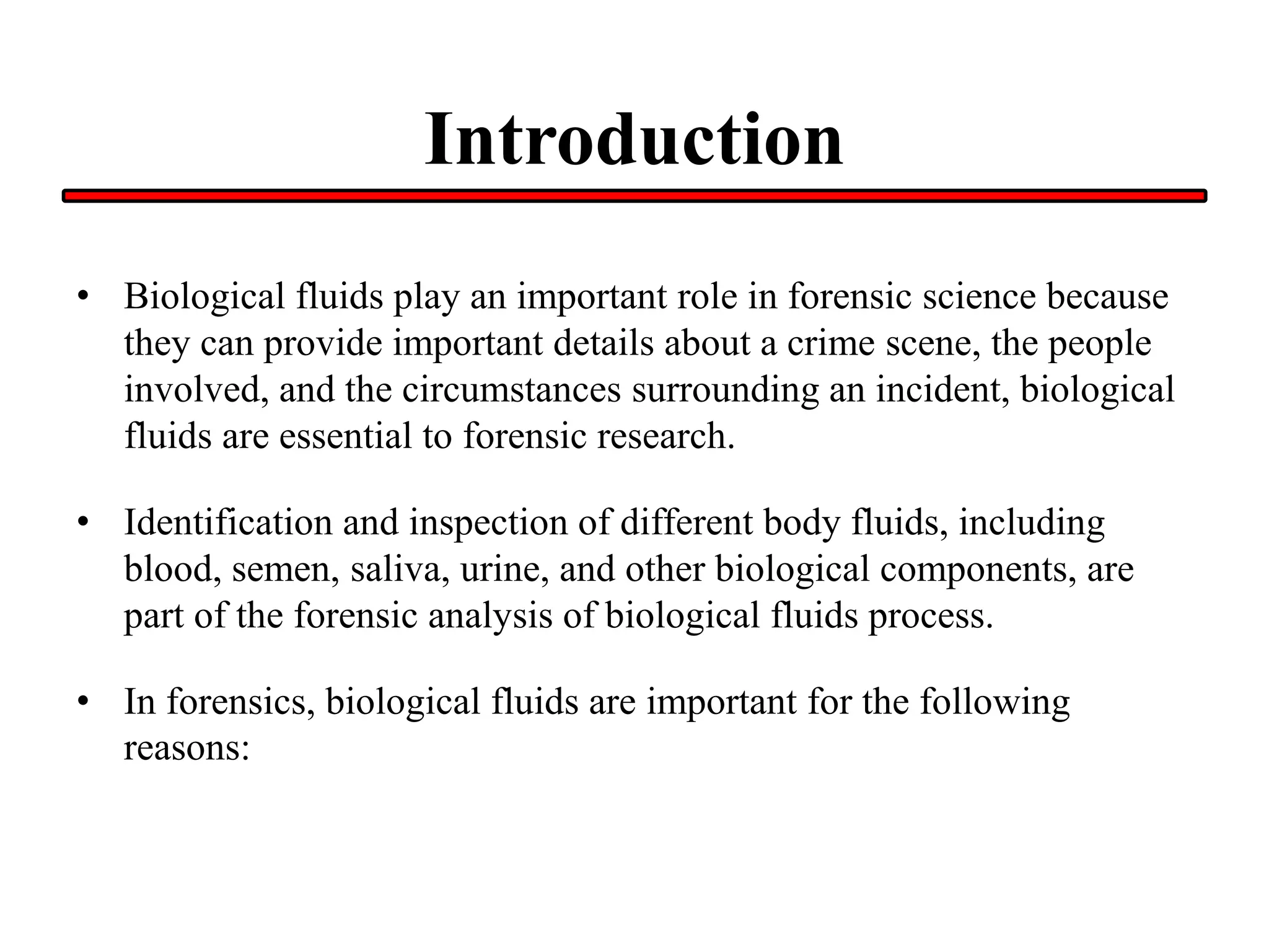 Biological Fluid Forensics in Forensic Serology & DNA Typing.pptx