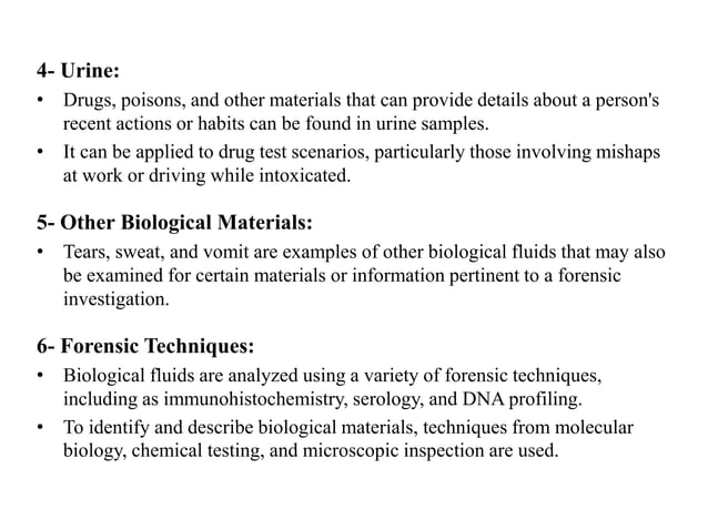 Biological Fluid Forensics in Forensic Serology & DNA Typing.pptx