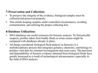 Biological Fluid Forensics in Forensic Serology & DNA Typing.pptx