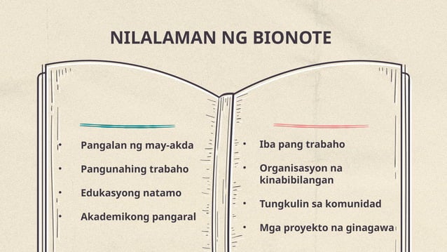 3 - BIONOTE.pptx bionote (biographical notes) | PPTX