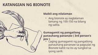 3 - BIONOTE.pptx bionote (biographical notes) | PPTX