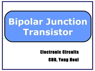 Bipolar Junction Transistor | PPT
