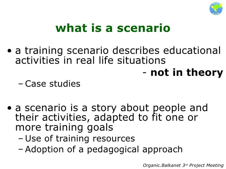 3.Training Scenarios