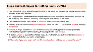 Limit sitting nursing studint | PPTX