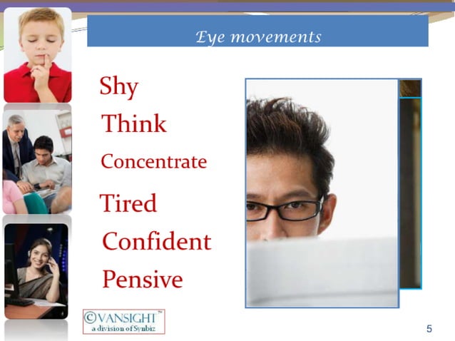 3 - Body Language: Eye Movements | PPT