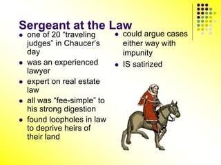 Canterbury Tales Sergeant At Law