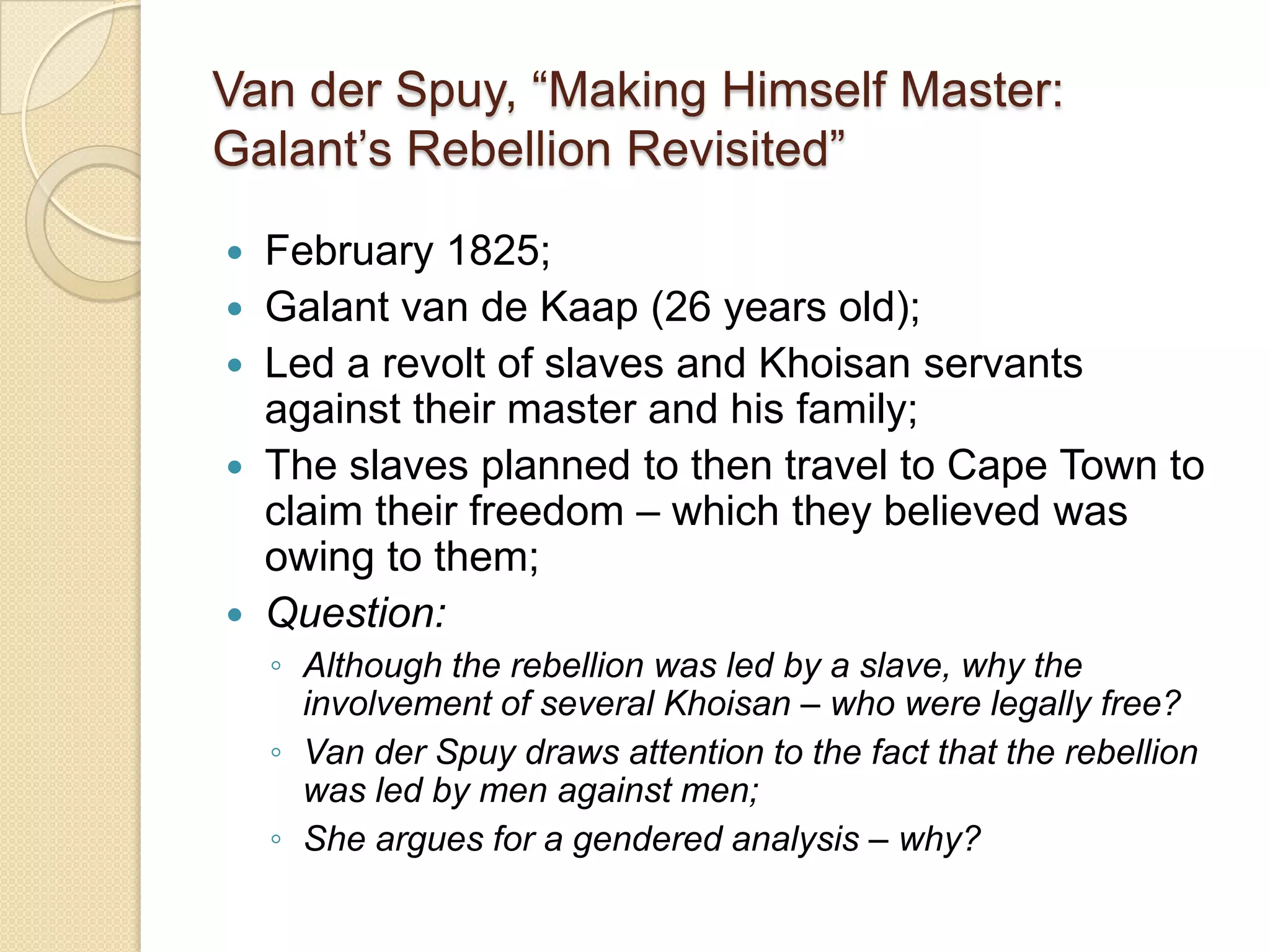 3 cape slavery | PPTX