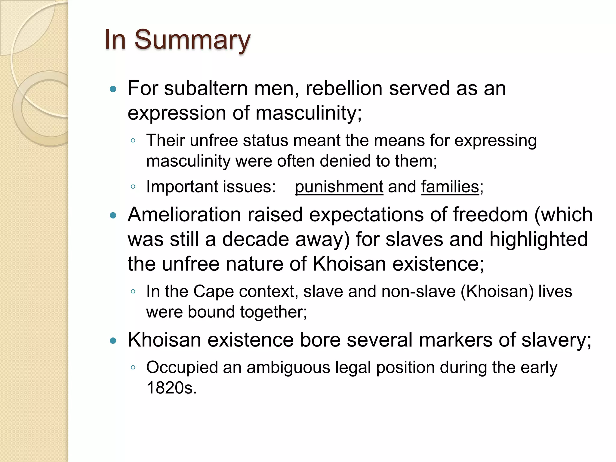 3 cape slavery | PPTX